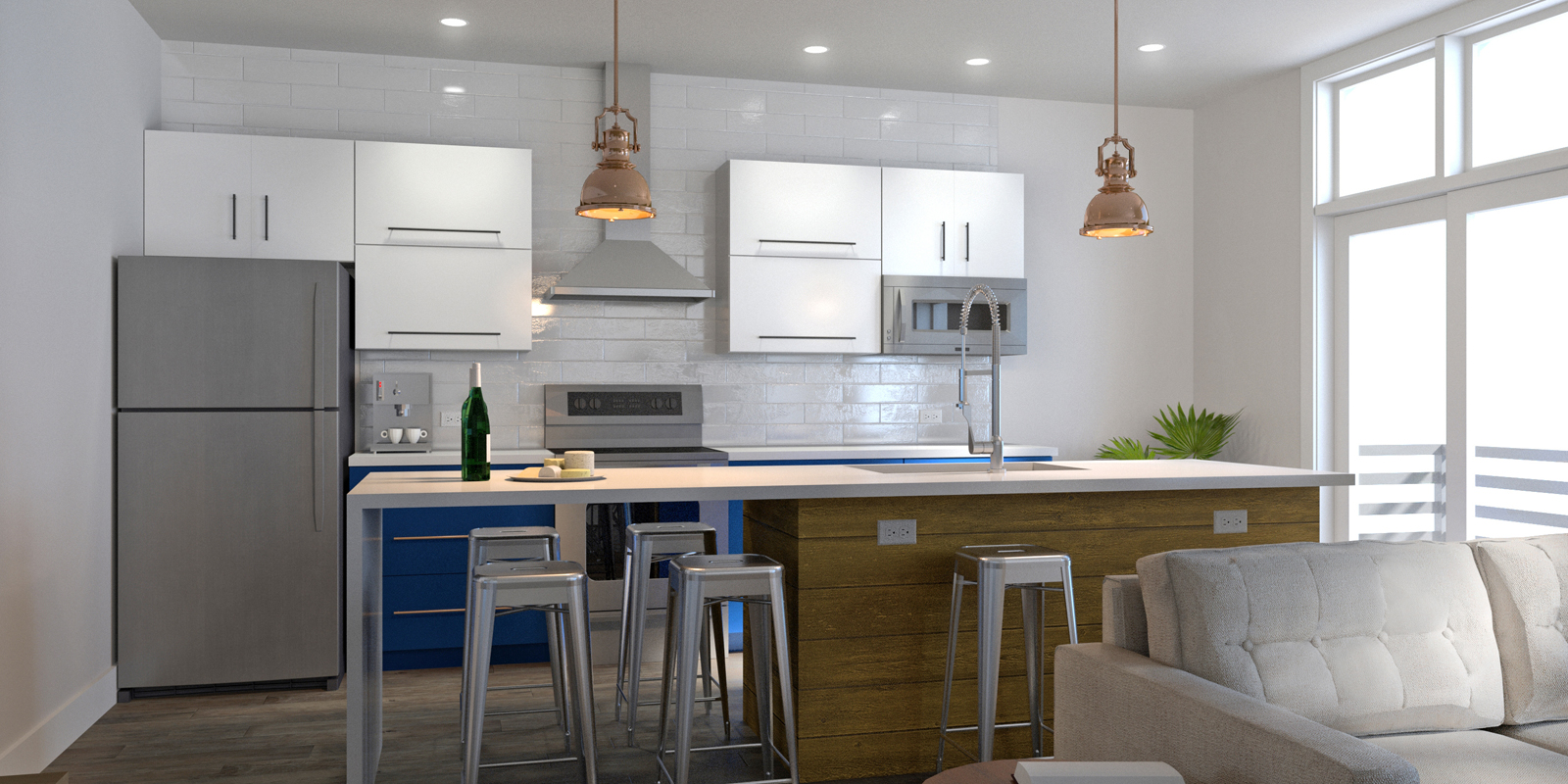 Cedars_2_Bed_Unit_Kitchen - The 12 Twelve | Apartments for Rent in ...